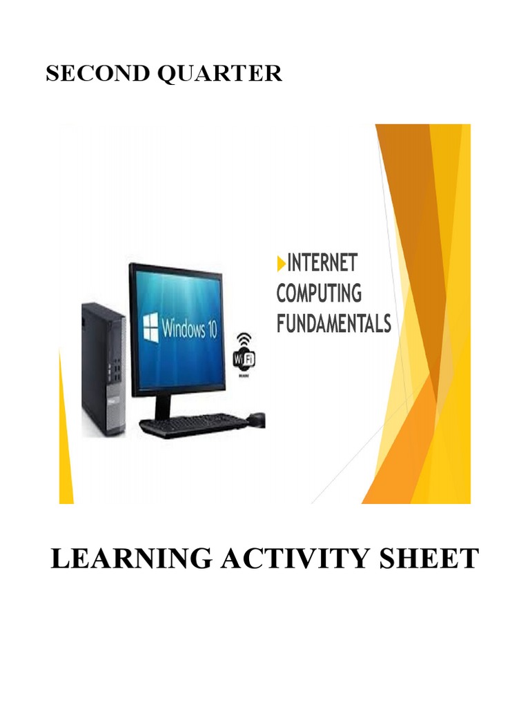 Icf 7 Module Second Quarter | PDF | Operating System | Microsoft Windows