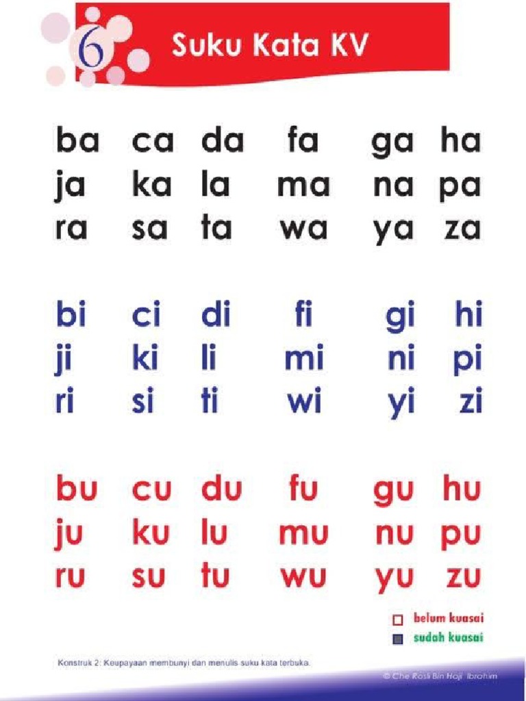 Suku Kata BM | PDF