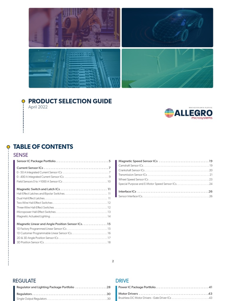 Allegro Selection Guide | PDF