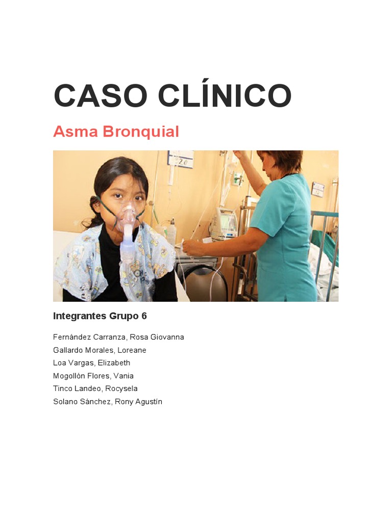 Caso Clinico Grupo 6 Asma - Final | PDF | Asma | Depresión (estado de ánimo)