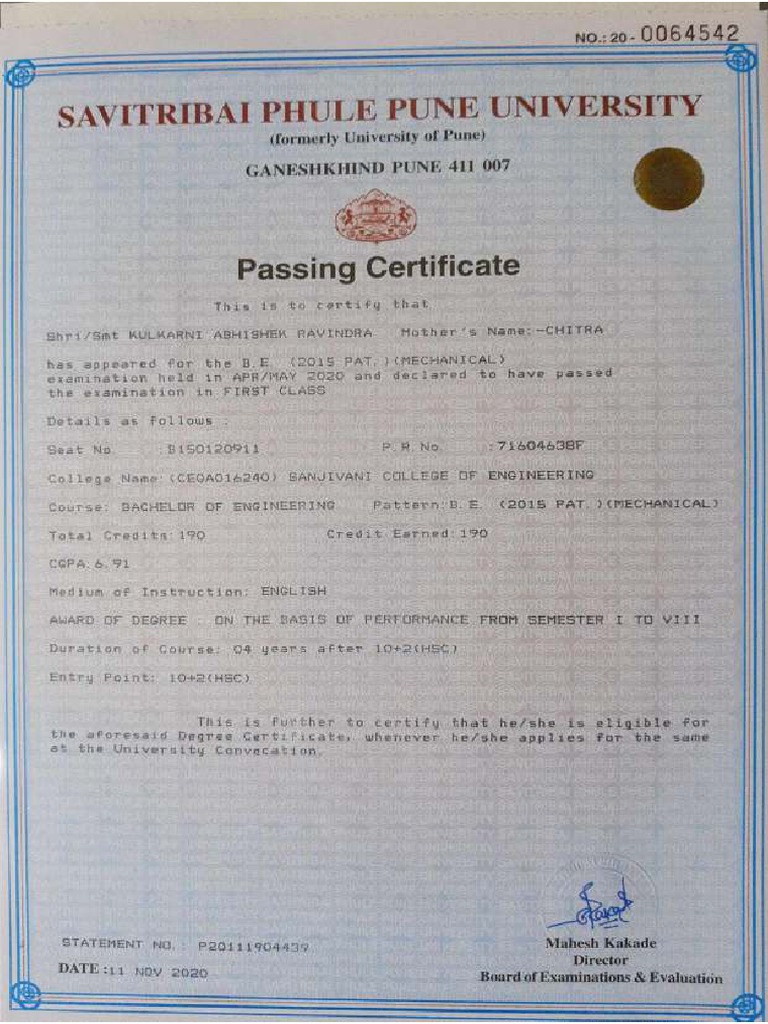 Passing Certificate-Min | PDF