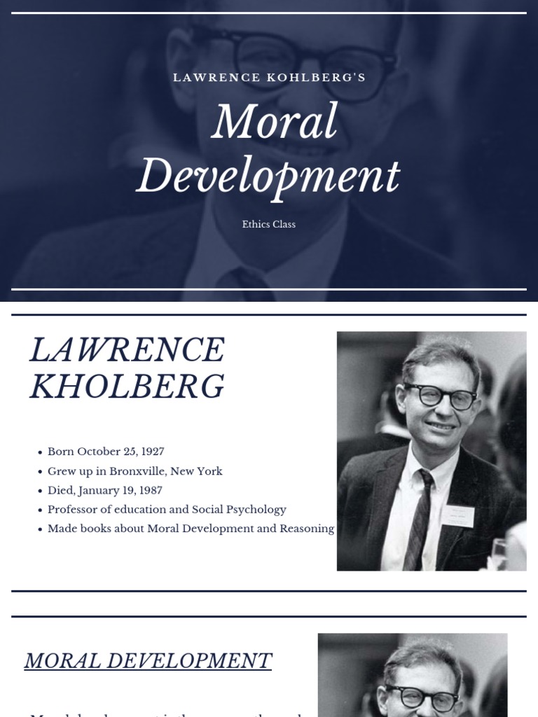 Lesson 6 Kholbergs Stages of Moral Development | PDF
