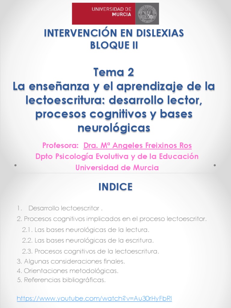 Tema 2 Bloque II | PDF | Escritura | Palabra
