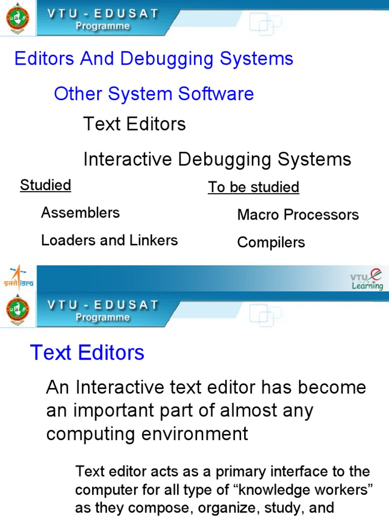 Text Editors | PDF | Menu (Computing) | Computer Terminal