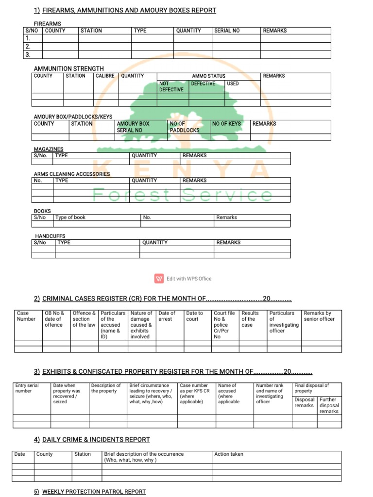 Encom Reporting Formats | PDF