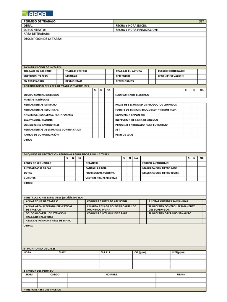 Permisos de trabajo: documento que garantiza la seguridad en la ...