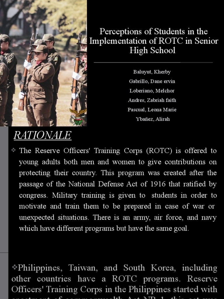 Rotc | Download Free PDF | Reserve Officers' Training Corps | Learning