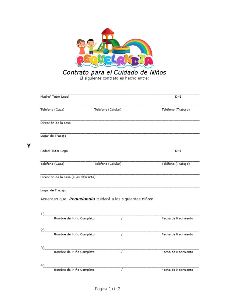 Ejemplo de Contrato | PDF