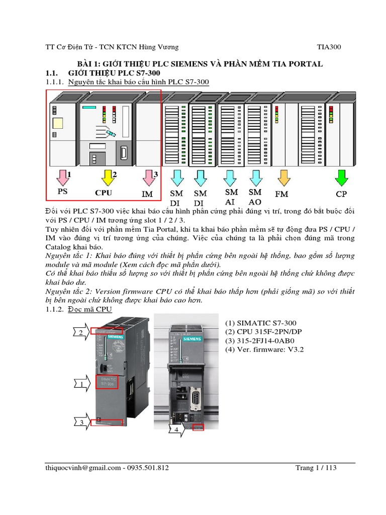 TIA Voi PLC S7-300 | PDF