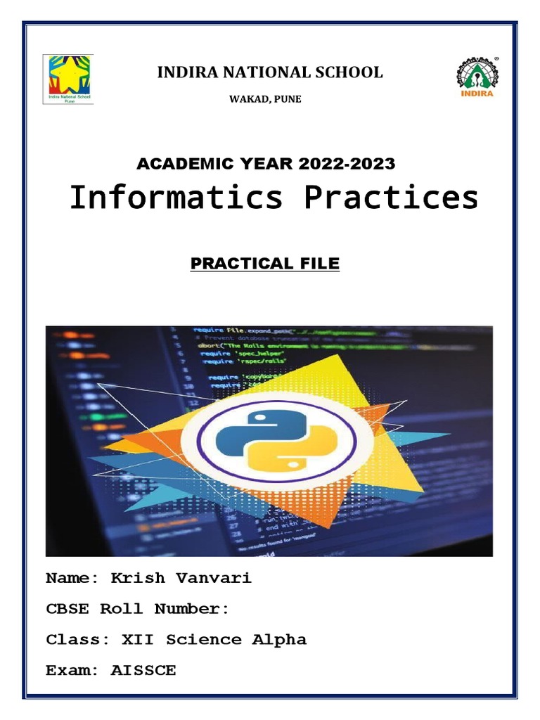 Indira National School: Academic | PDF | Computers