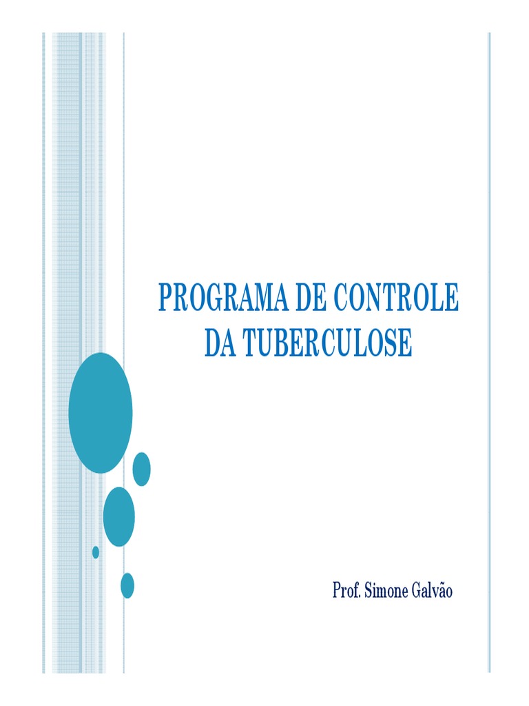 11-PROGRAMA DE CONTROLE DA TUBERCULOSE (Modo de Compatibilidade) | PDF ...