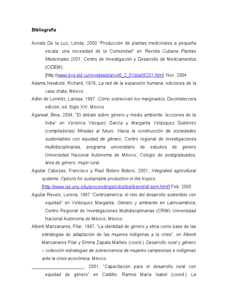 Bibliografía | PDF | México | America latina