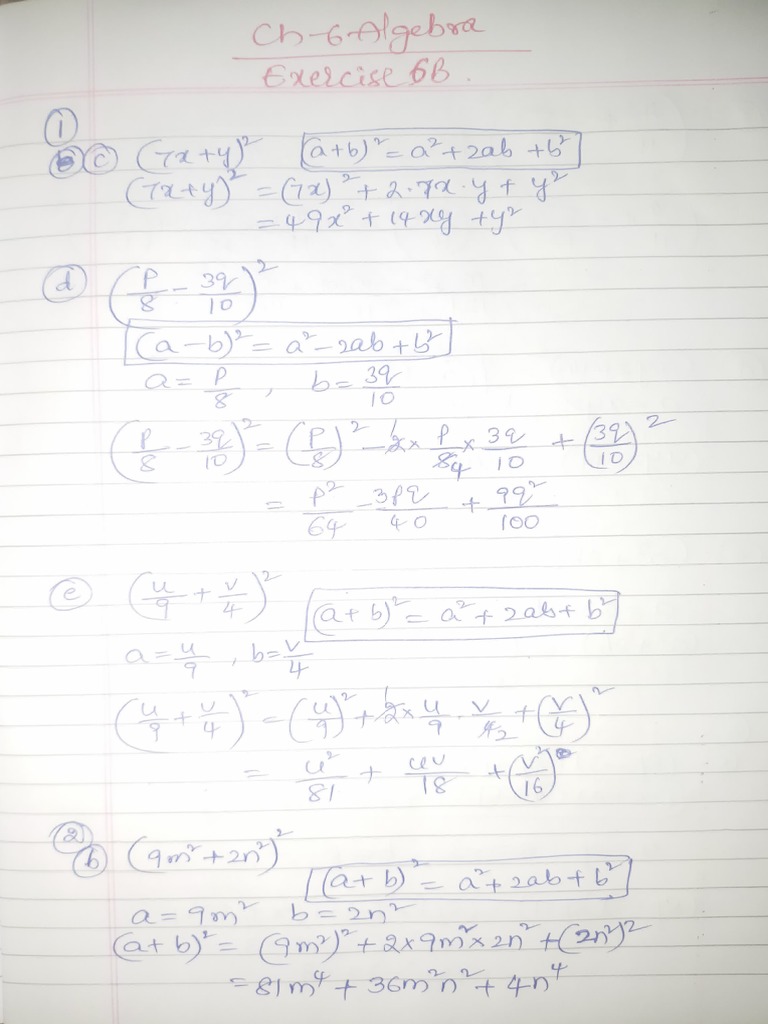 GR 8 CH 6 Ex 6B | PDF