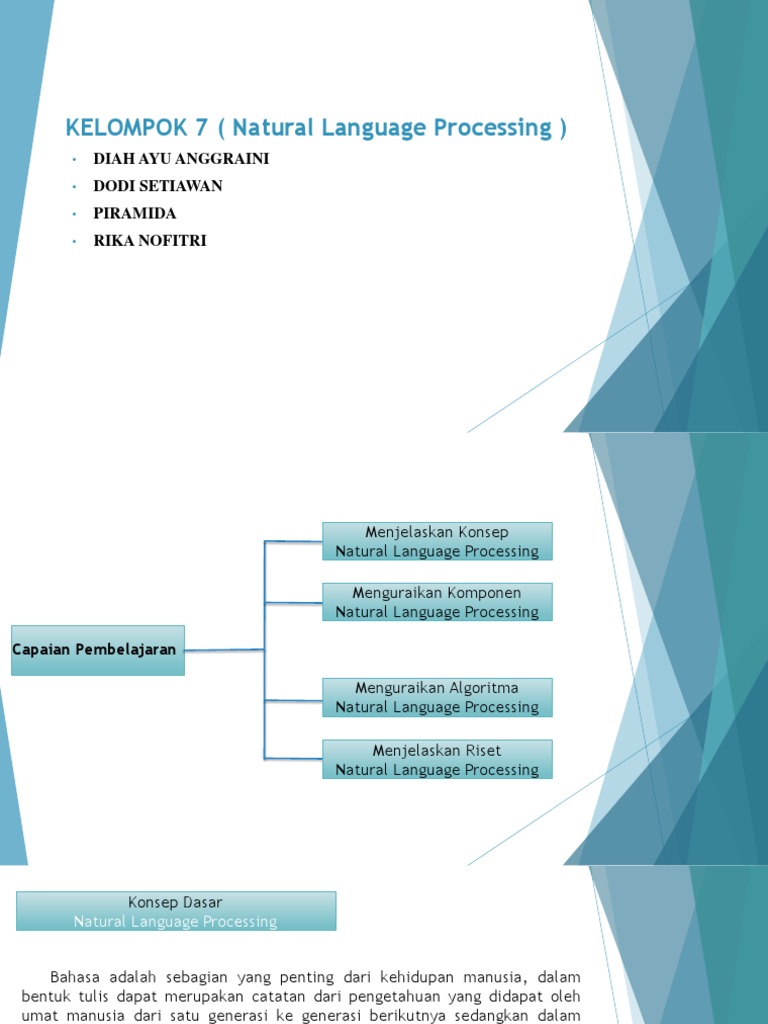 KELOMPOK 7 (Natural Language Processing) | PDF