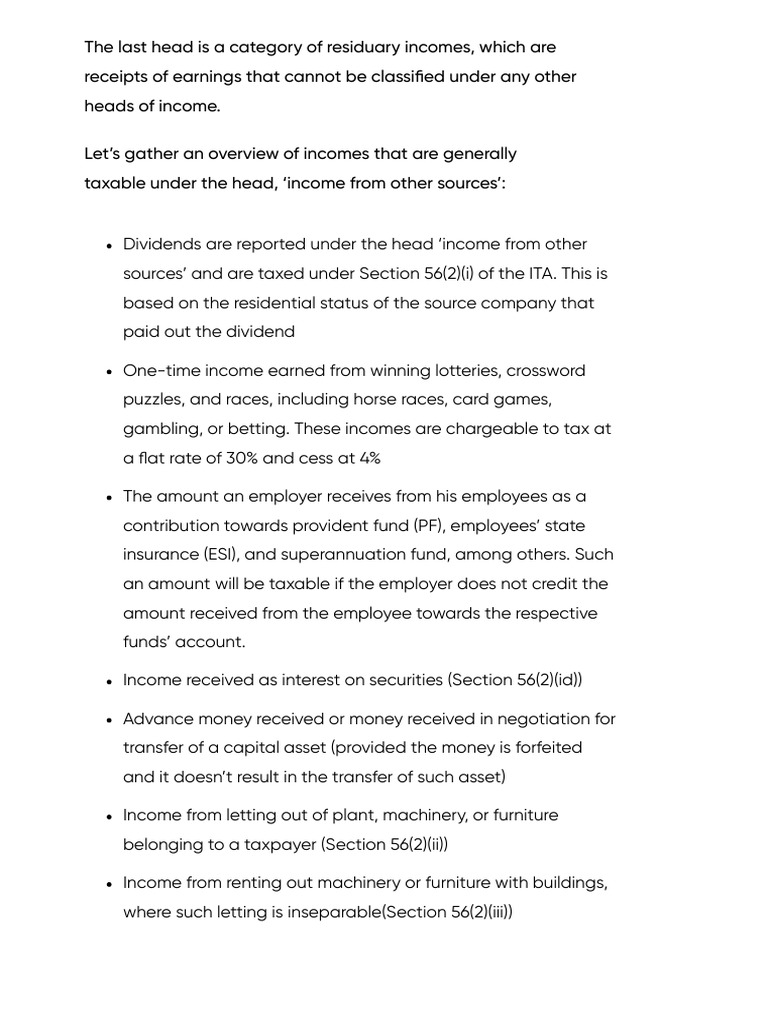 Tax Implications Under Section 56 ITA | PDF | Taxes | Tax Exemption