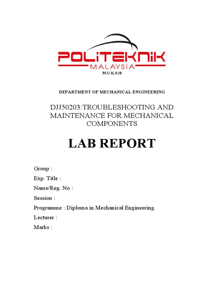 LAB REPORT TMMC 3 (Ii) | PDF | Pump | Continuum Mechanics