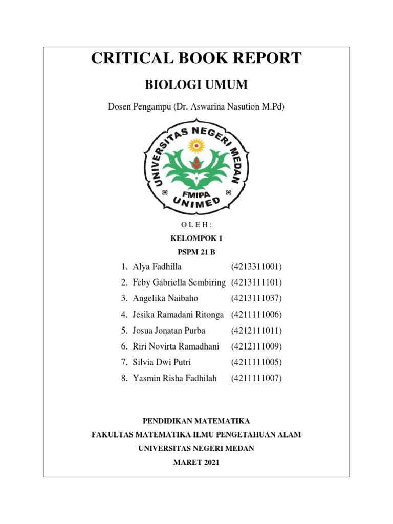 CBR Kel.1 Biologi Umum PSPM21B | PDF