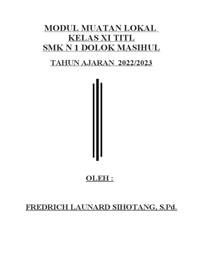 Modul Mulok Xi Titl | PDF