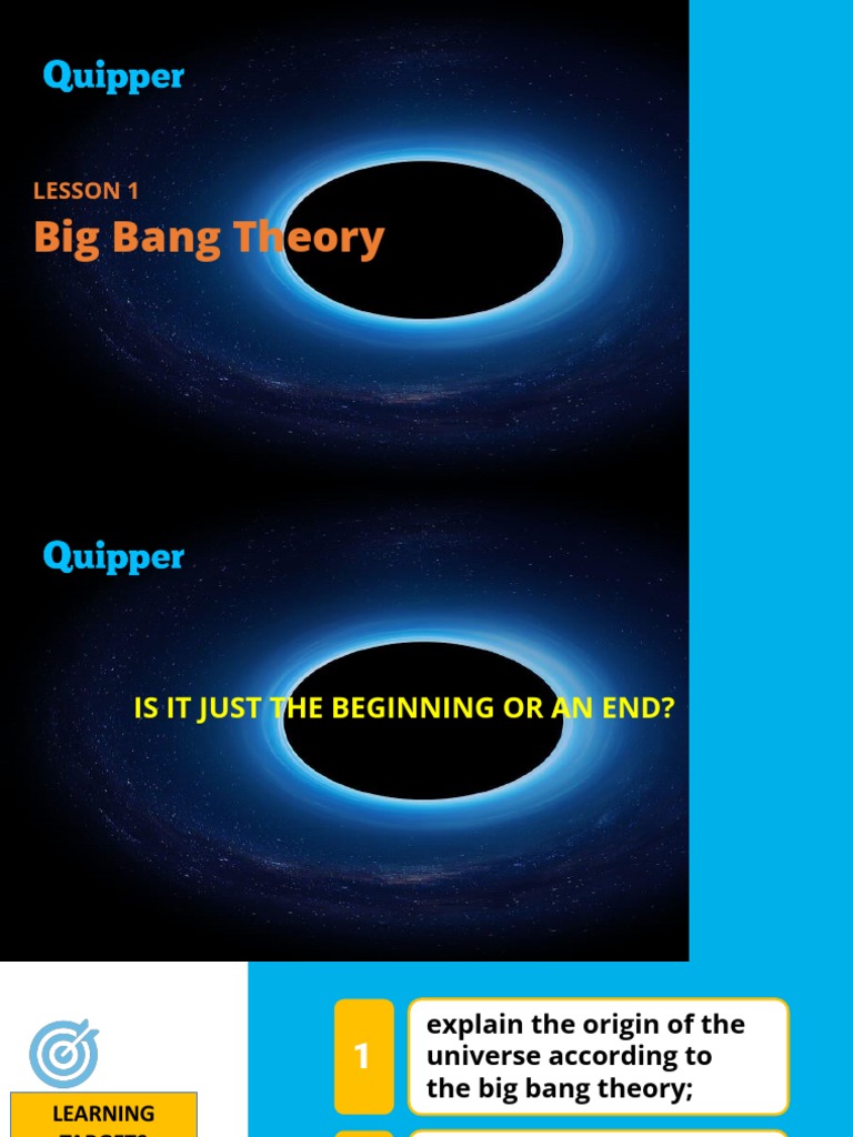 Lesson 1 - Big Bang Theory | PDF