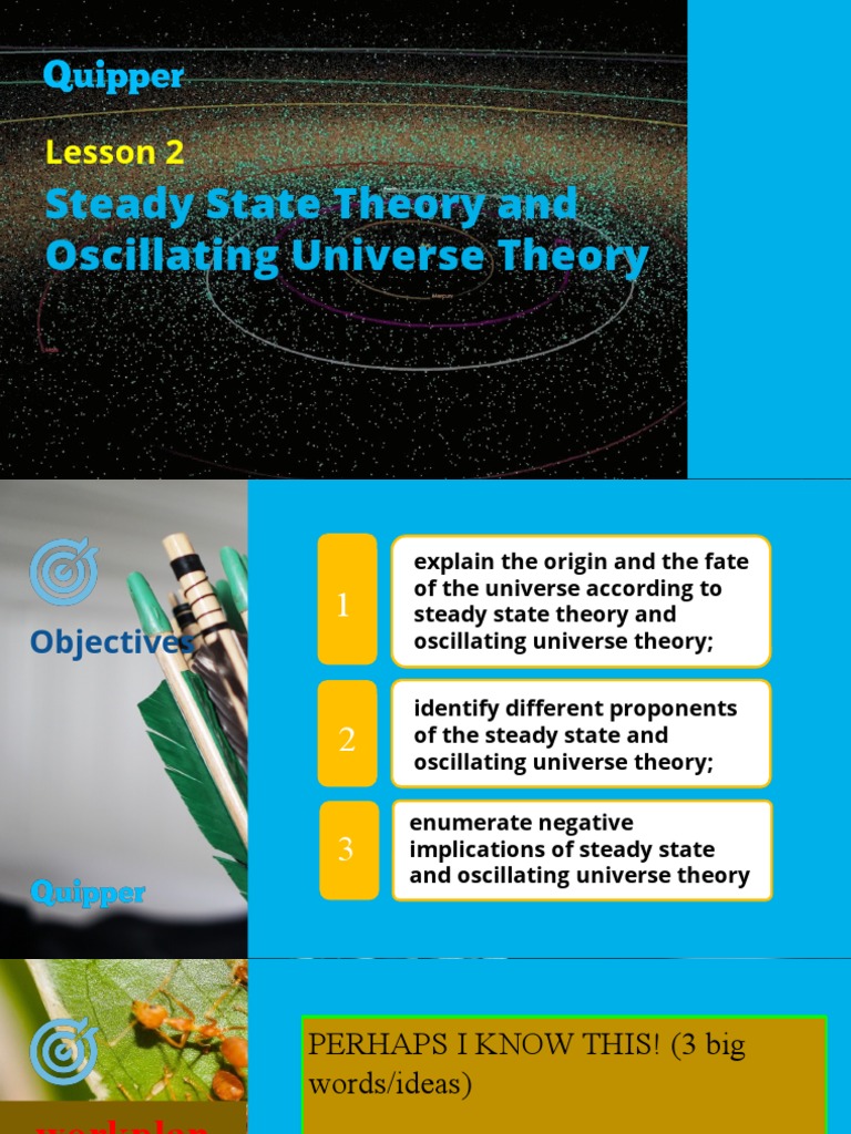 Steady State vs. Oscillating Universe | PDF | Universe | Big Bang