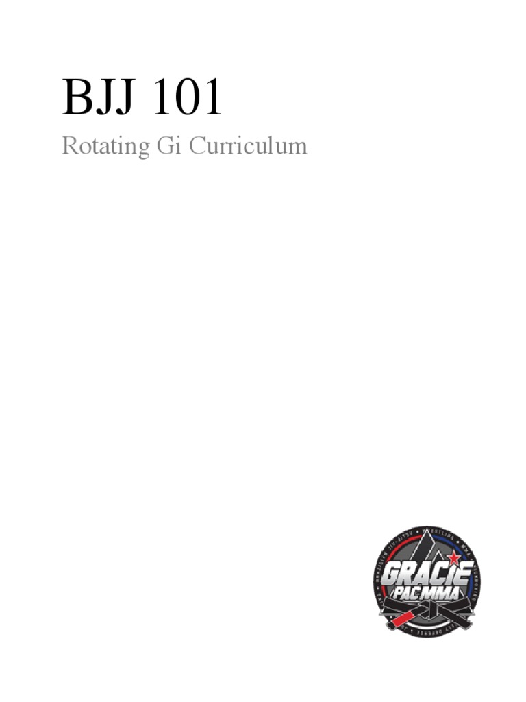Adult Gi Intro Curriculum | PDF | Mixed Martial Arts Styles | Grappling