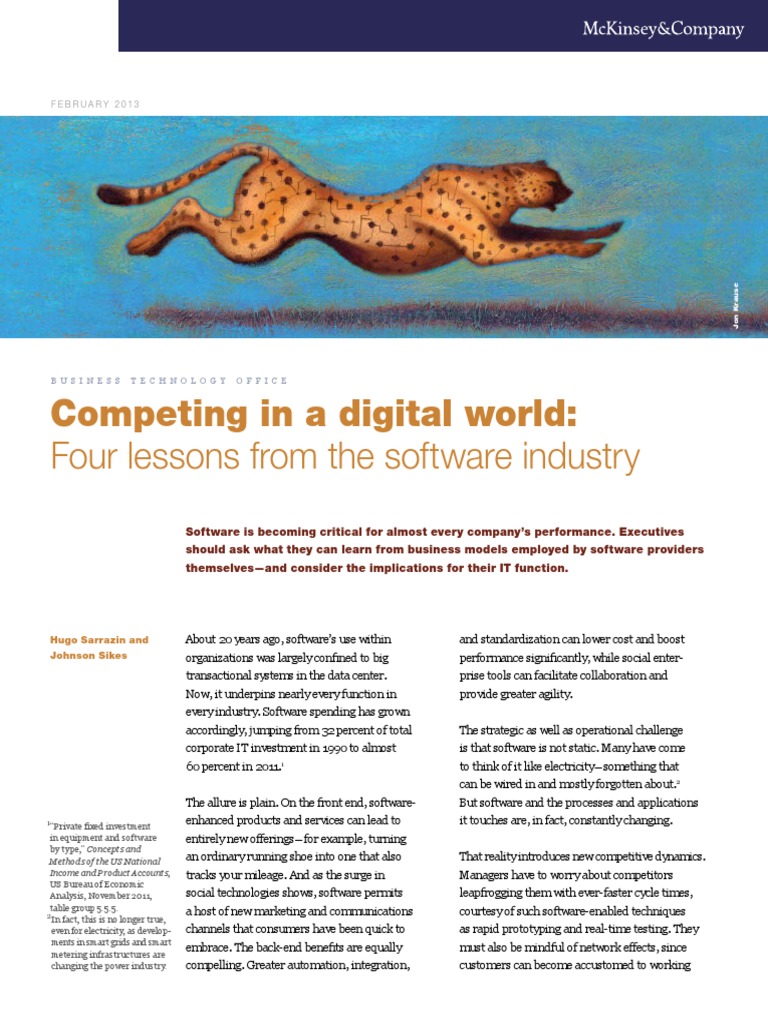 04 - Competing in A Digital World Four Lessons From The Software ...