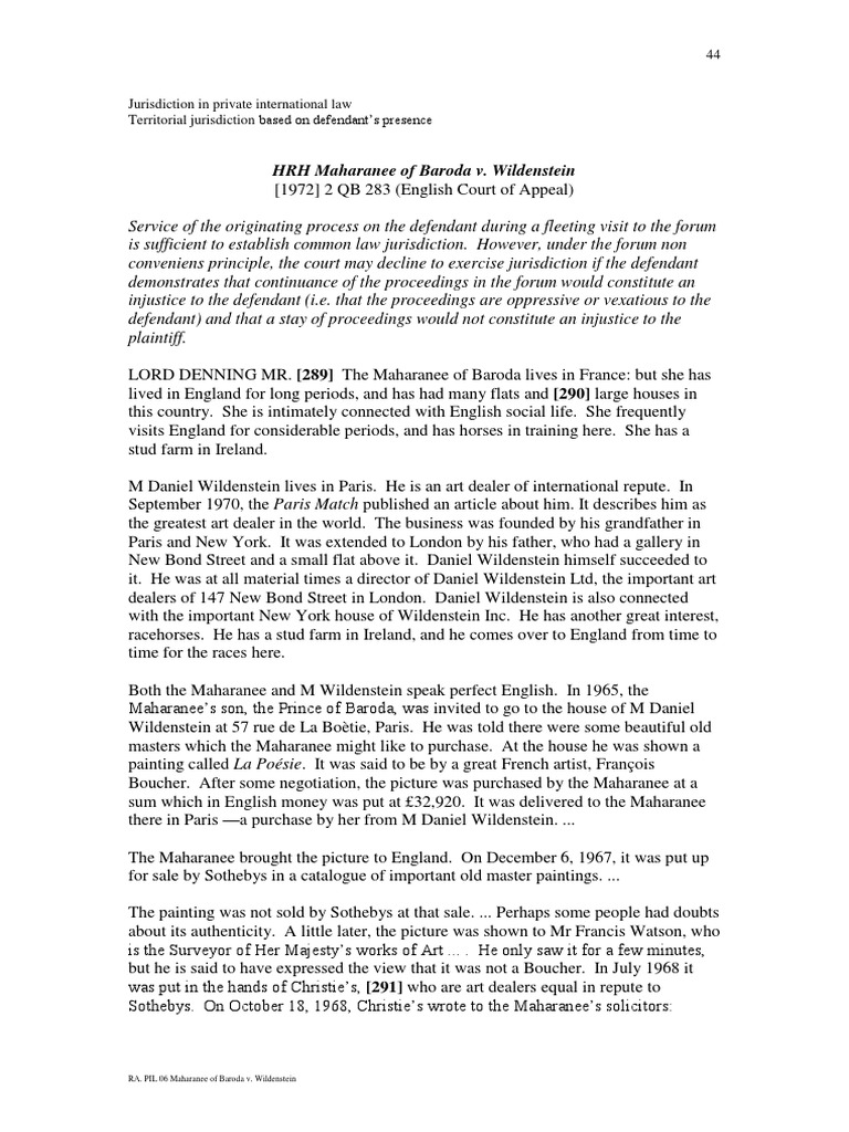 HRH Maharance of Borada V Compress | PDF | Common Law | Judiciaries