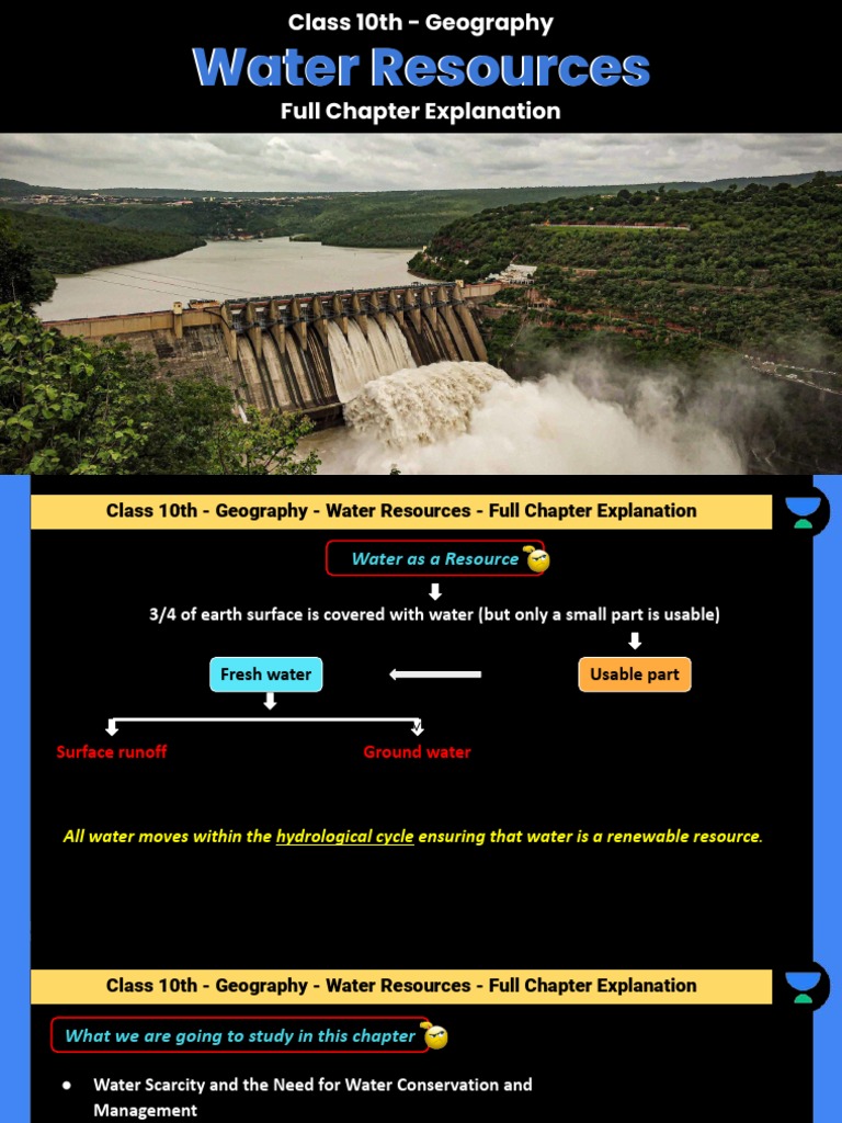 Water Resources Management in Geography | PDF | Science & Mathematics