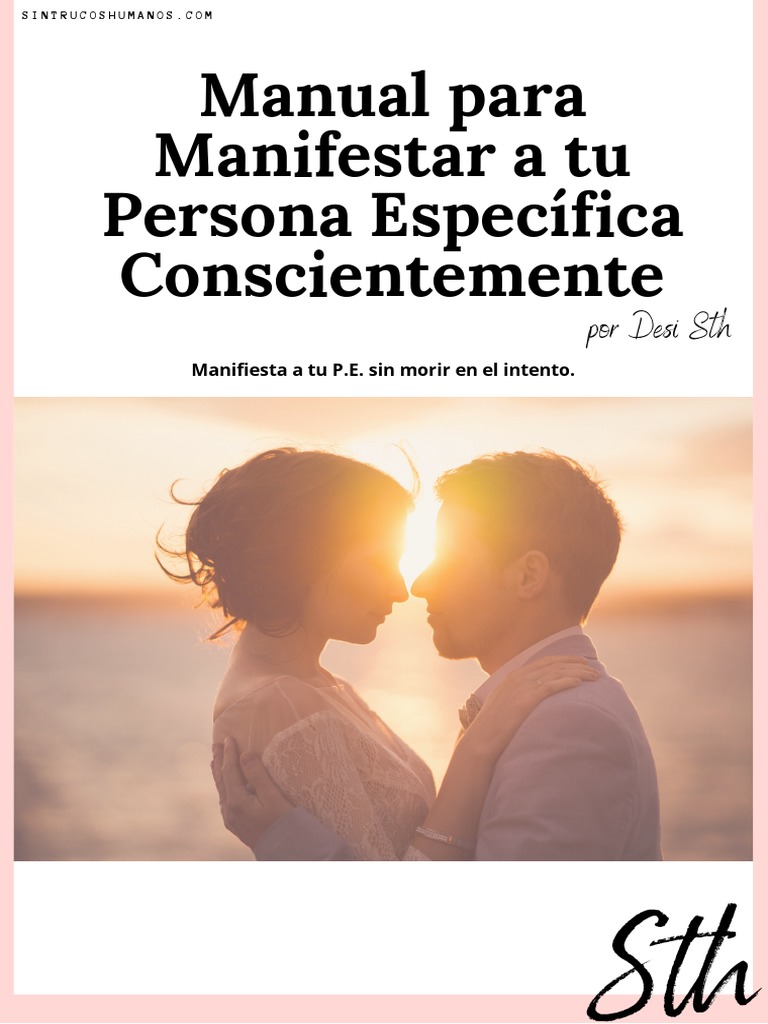 Manual STH Manifestar Persona Específica Conscientemente (IMPRIMIR ALTA ...
