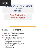 Factors Influencing Fabric Cost | PDF | Weaving | Yarn