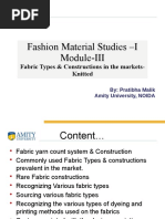 Knitted Fabric Structures | PDF | Knitting | Textiles