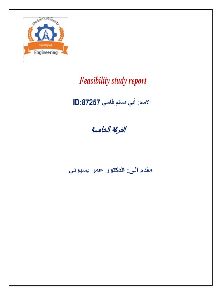 Feasibility Study Report | PDF
