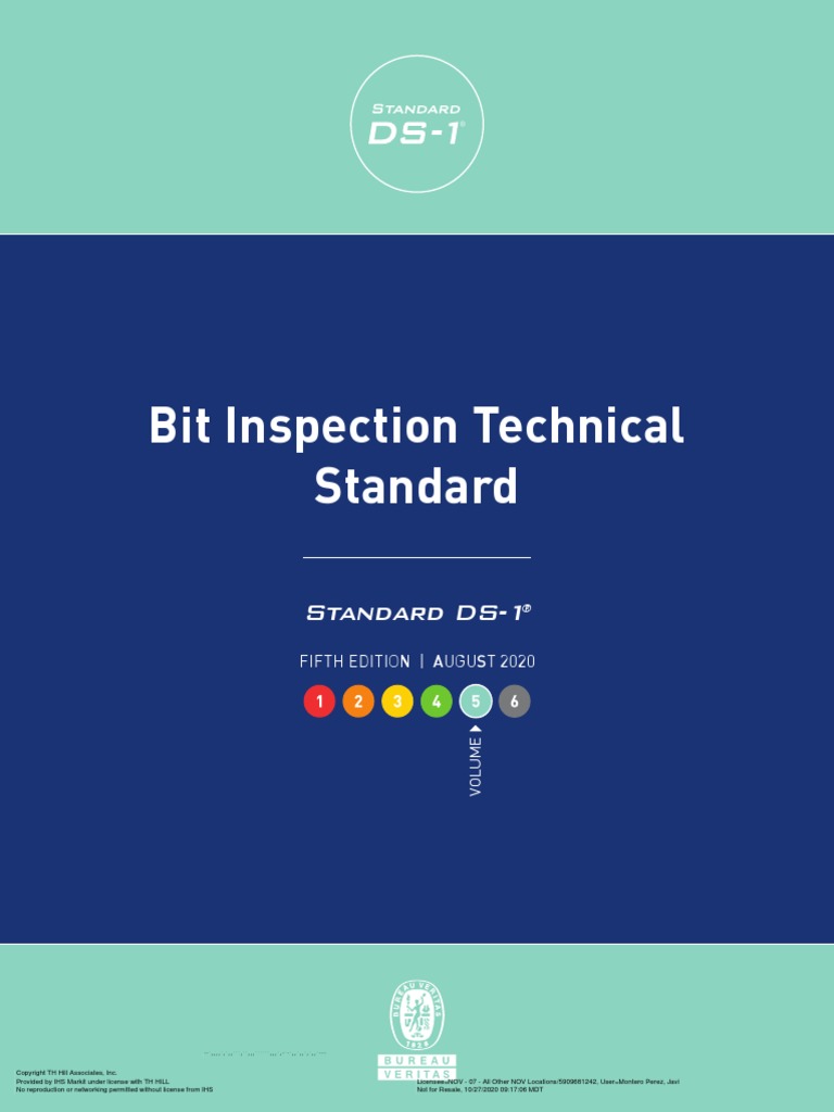 DS-1 Vol 5 Bit Inspection Technical Standard | PDF