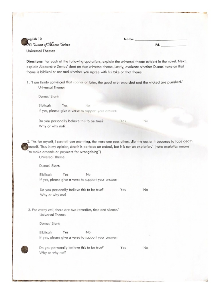 The Count of Monte Cristo | PDF