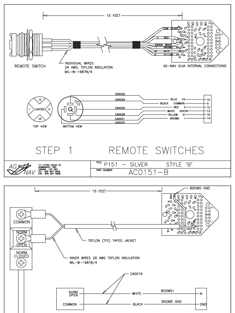 P 151 Wiring Diagram | PDF