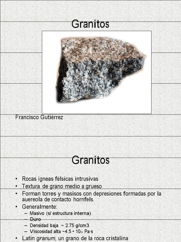 Características y Clasificación del Granito | PDF | Granito | Roca ígnea