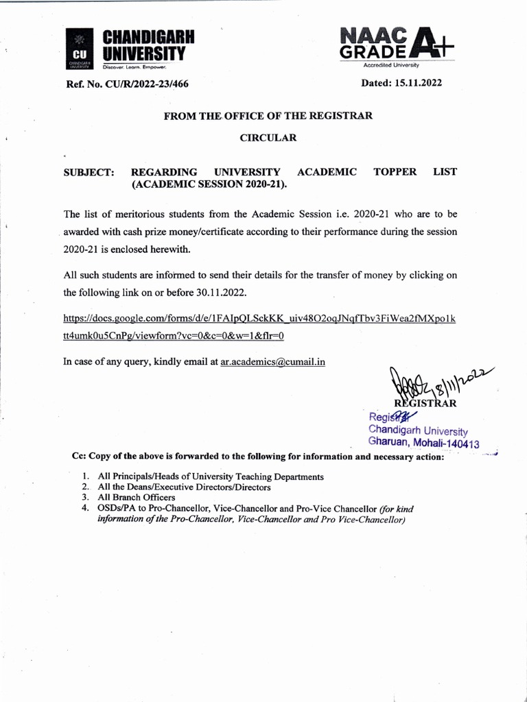 Attachment 1 466-Topper List 0001 | PDF