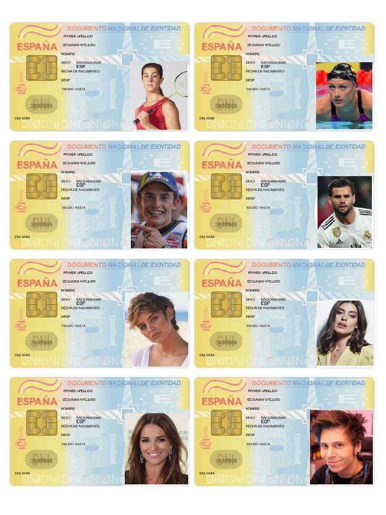 Plantillas DNI | PDF