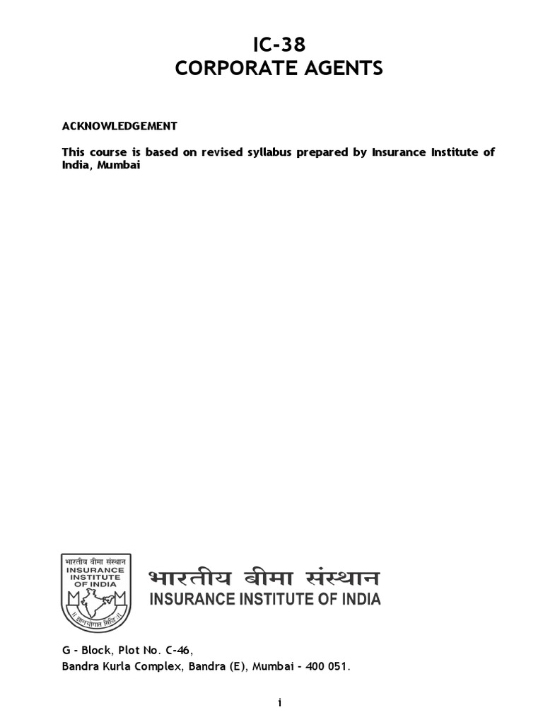 IC 38 Corporate Agents | PDF