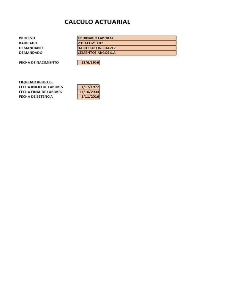 Calculo Actuarial | PDF