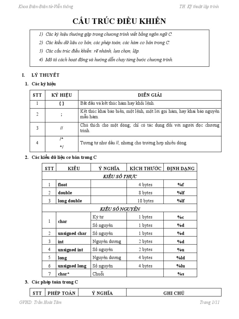 Cấu Trúc Điều Khiển Pdf