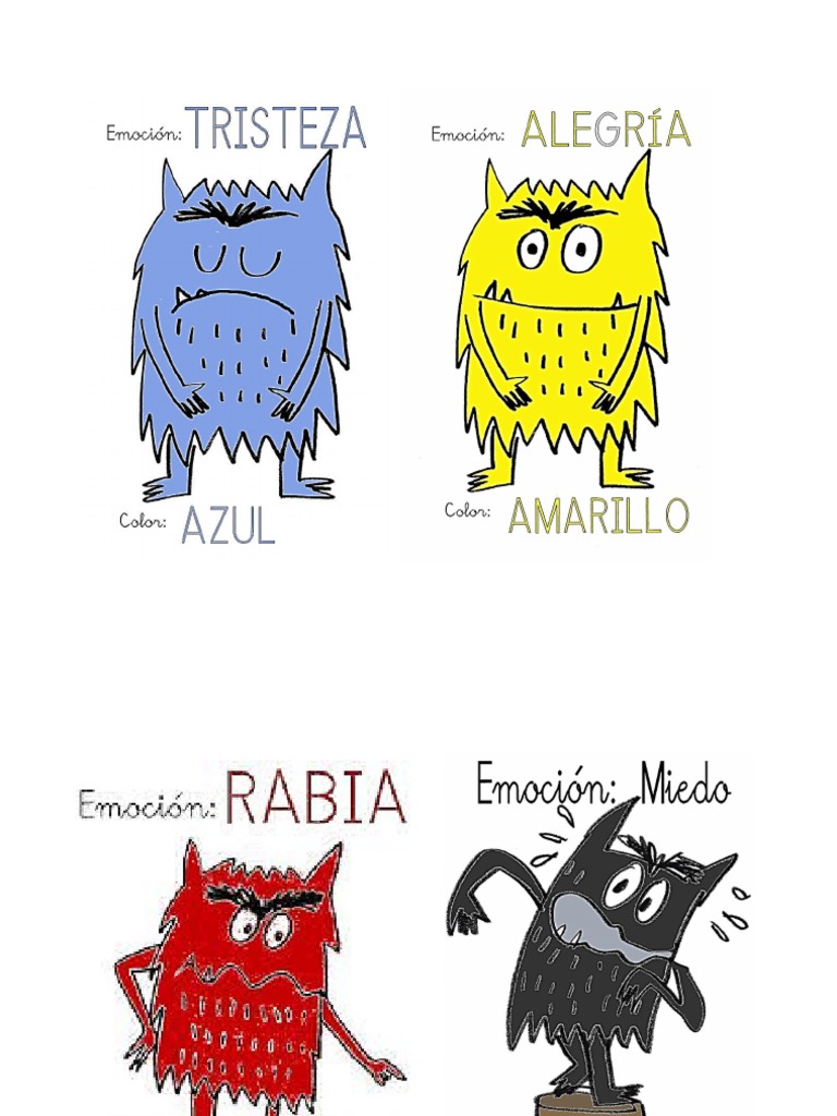 Imagenes Monstruo de Colores | PDF