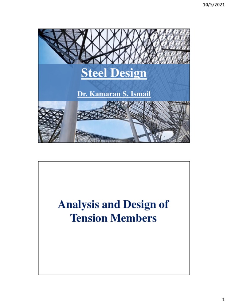Tension Members | PDF