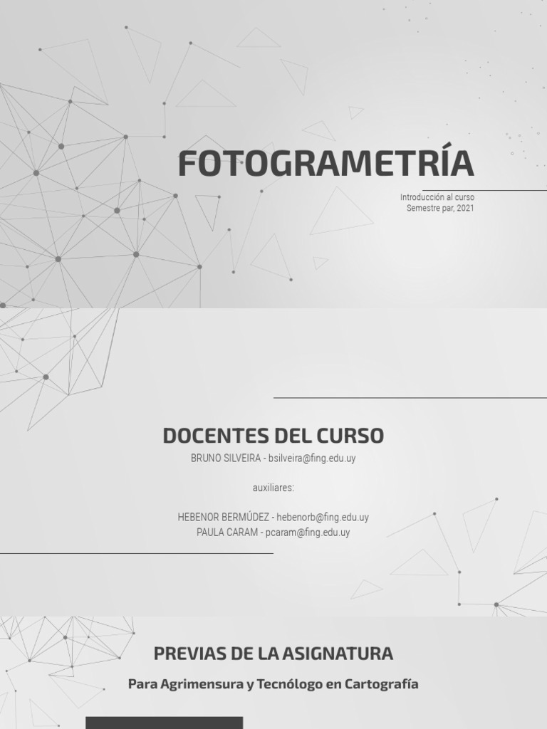 Fotogrametria PrimerParcial | PDF