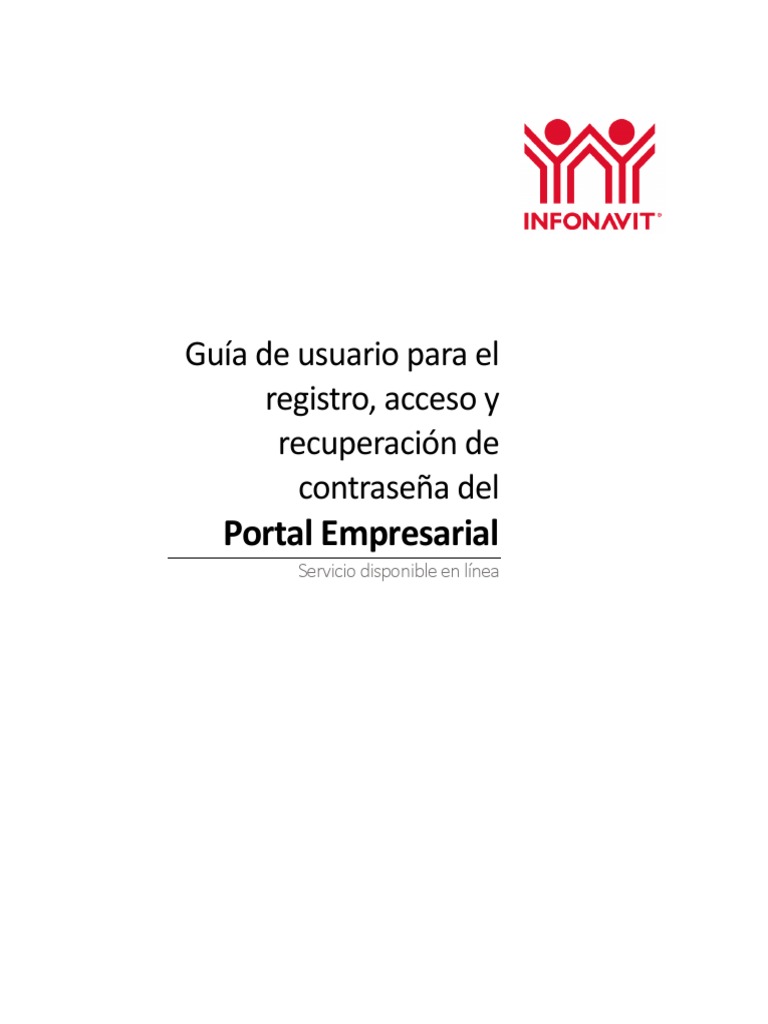 Acceso y Registro en Portal Empresarial Infonavit | PDF | Finanzas y dinero