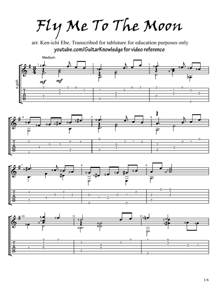 Flymetothemoon Guitar Knowledge | PDF