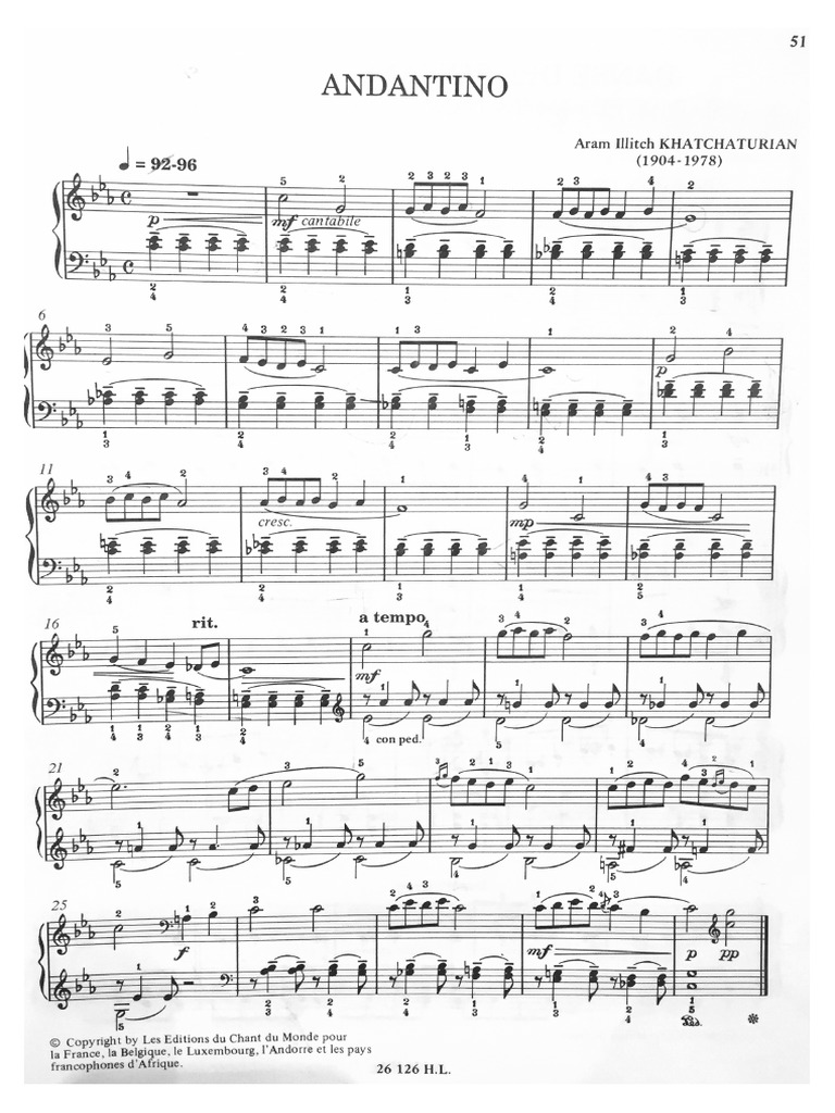 De Bach À Nos Jours Vol 1 p16 À FIN | PDF