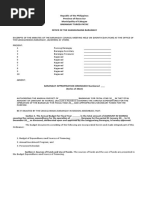 Barangay Appropriation Ordinance - Revised Blank | PDF | Budget ...