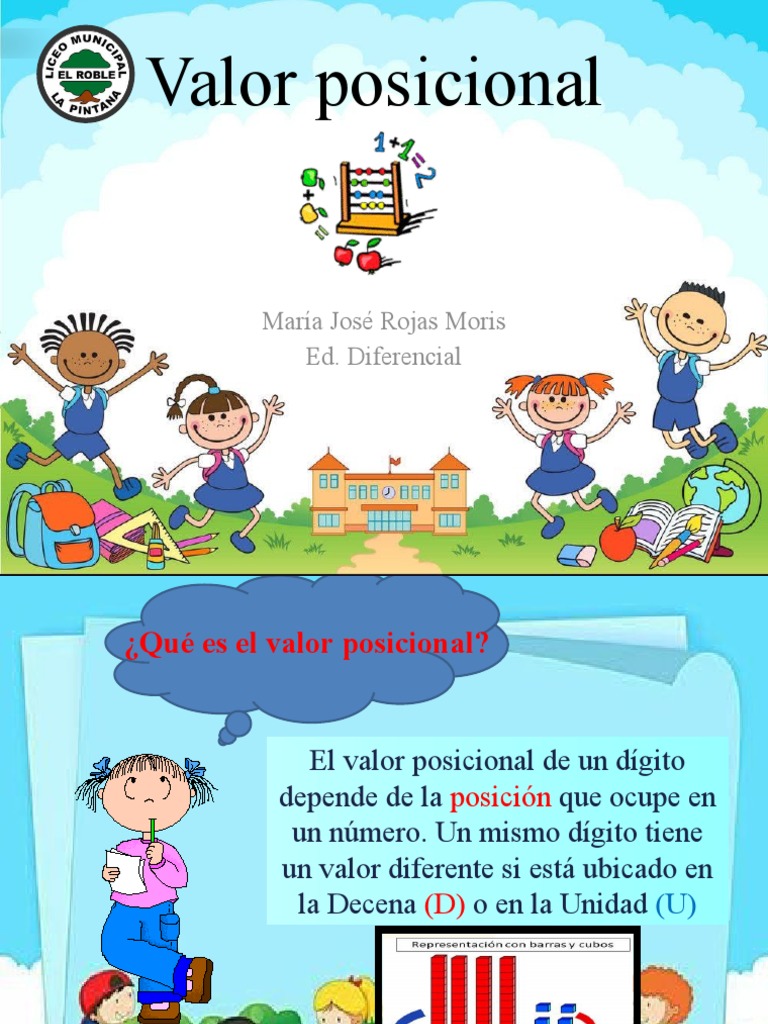 Valor Posicional Decena y Unidad | PDF | Notación Matemática ...