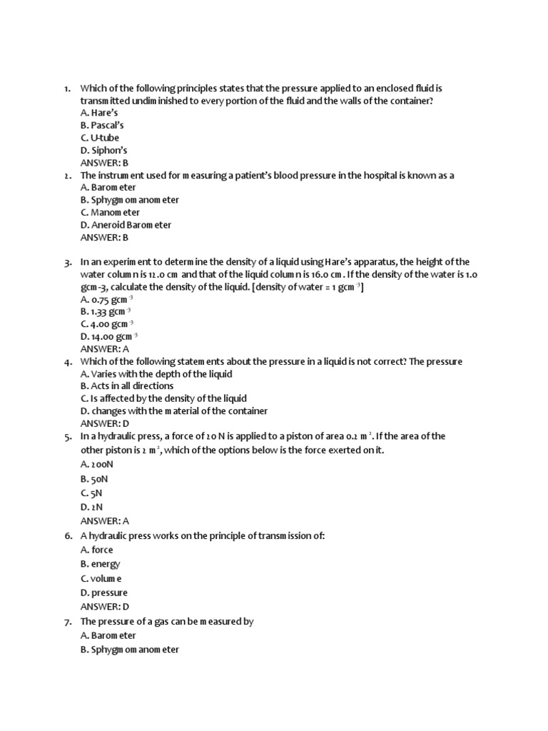 Ss 2 Physics Second Term Exam Obj 2022 | PDF